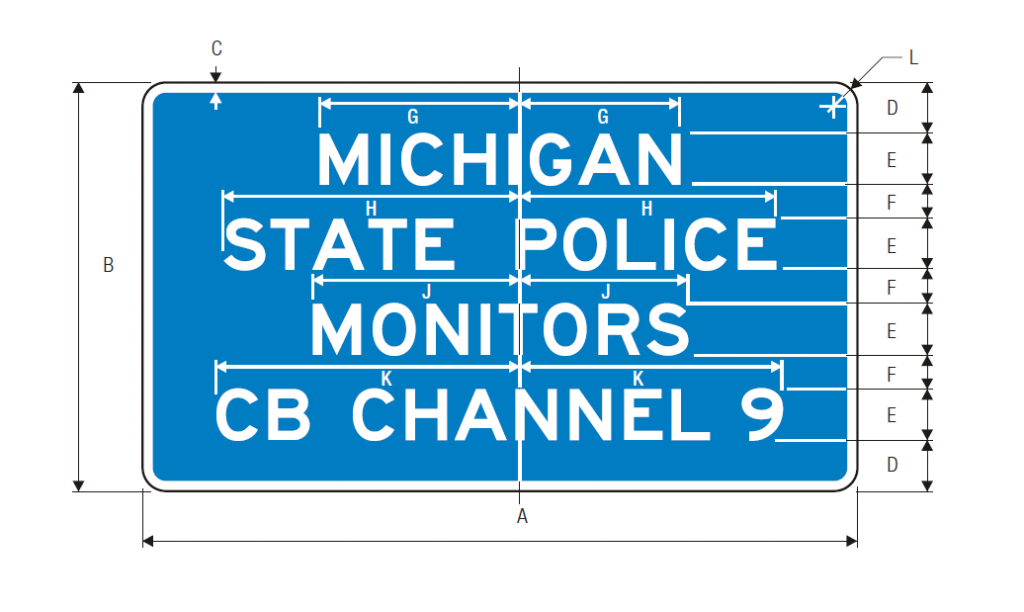 D12-3 CHANNEL 9 MONITORED - Signs & Safety Devices