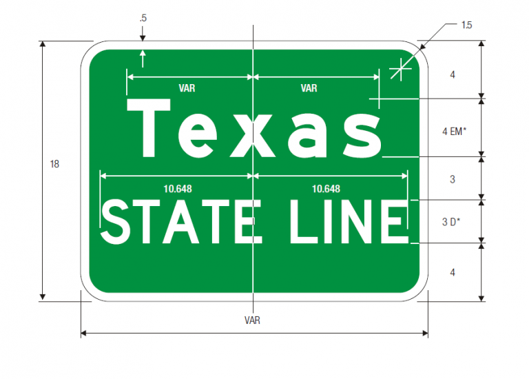 I-2 STATE LINE - Signs & Safety Devices