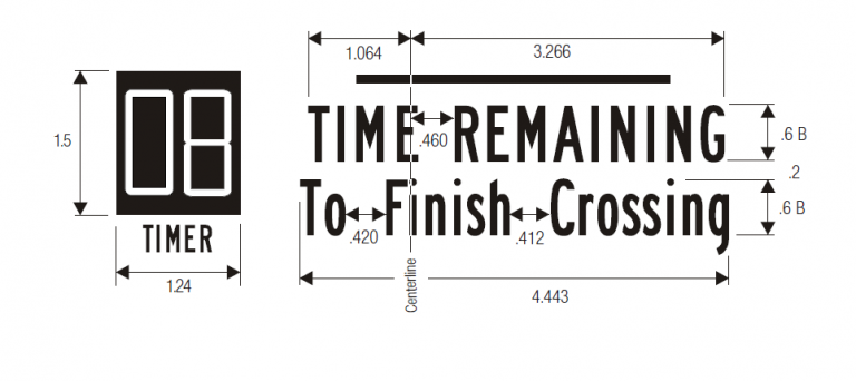 R10-3e COUNT-DOWN PEDESTRIAN Relevant - Signs & Safety Devices